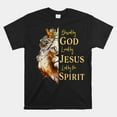 Blessed By God Loved By Jesus Lion Shirt - Walmart.com