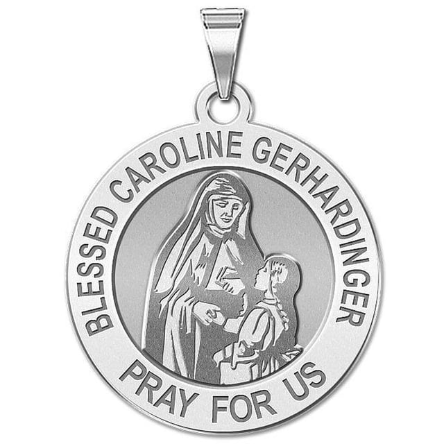 Blessed Caroline Gerhardinger Round Religious Medal - 1 Inch Size of a ...