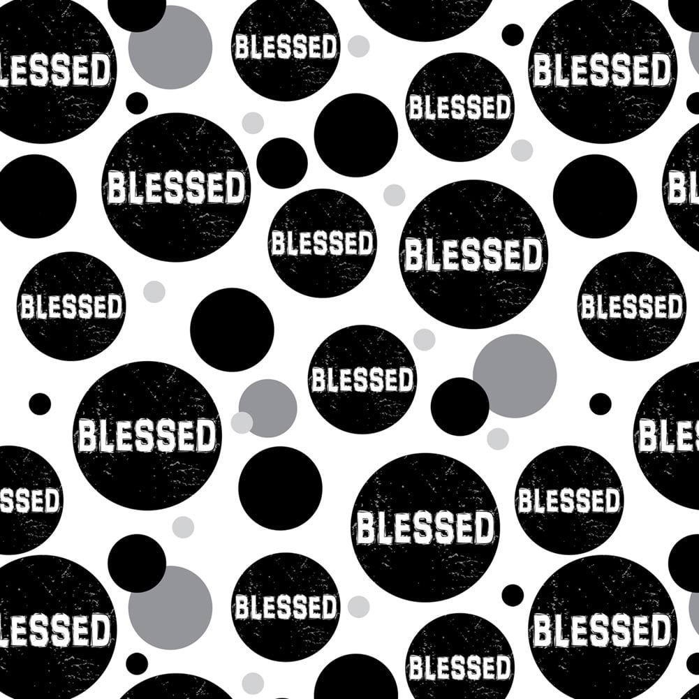 Blessed Christian Religious Inspirational Premium Gift Wrap Wrapping ...