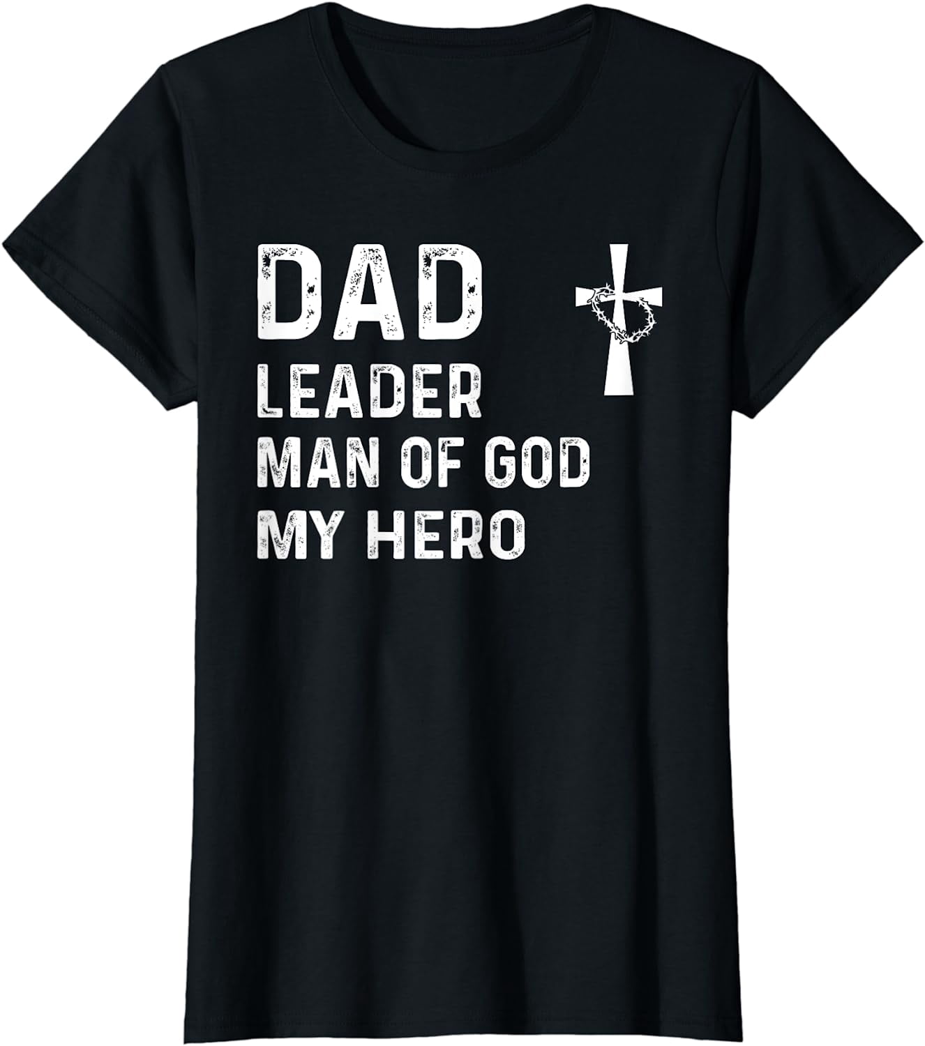 Blessed Dad Daddy Cross Christian Religious Father's Day T-Shirt ...