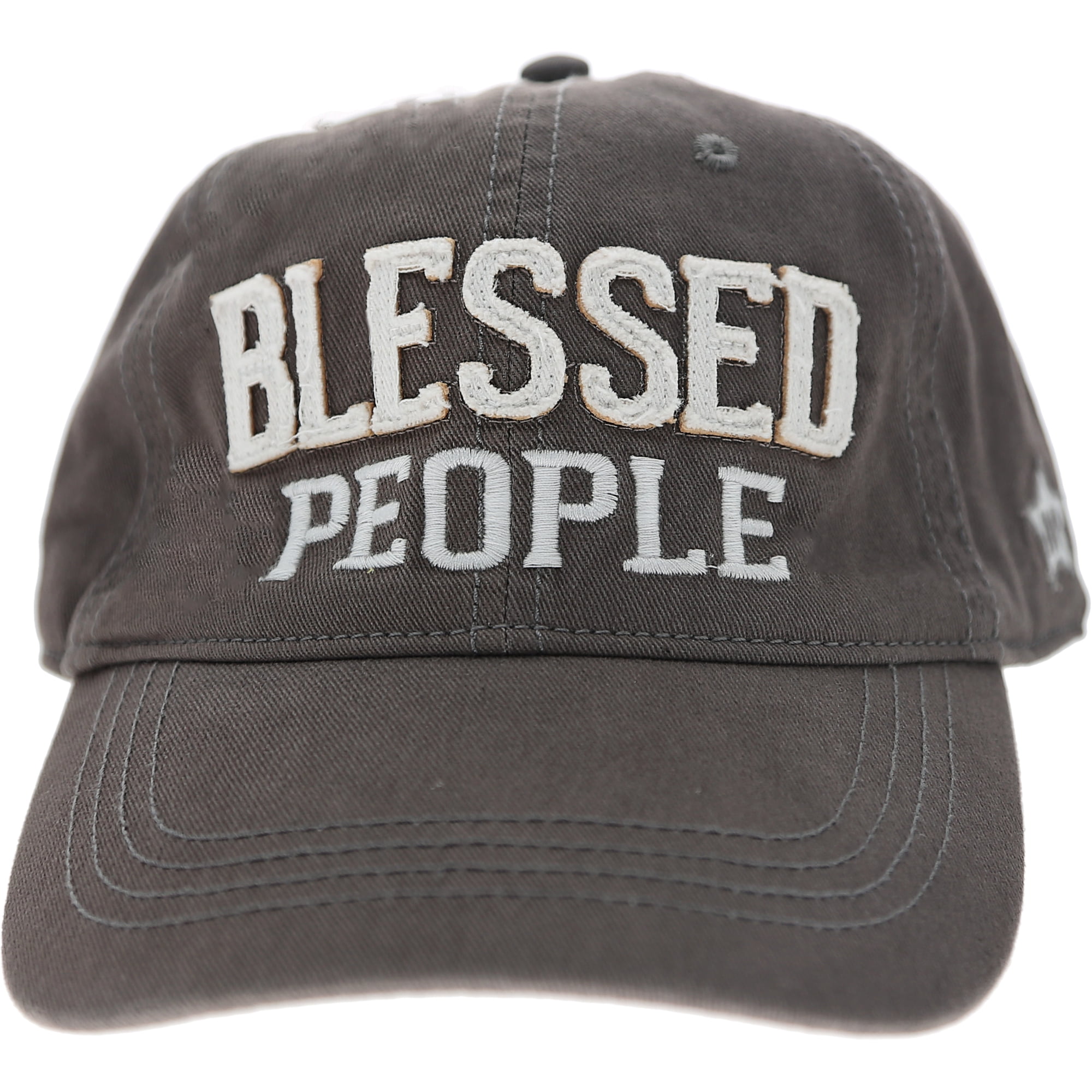 Blessed - Dark Gray Adjustable Hat - Walmart.com