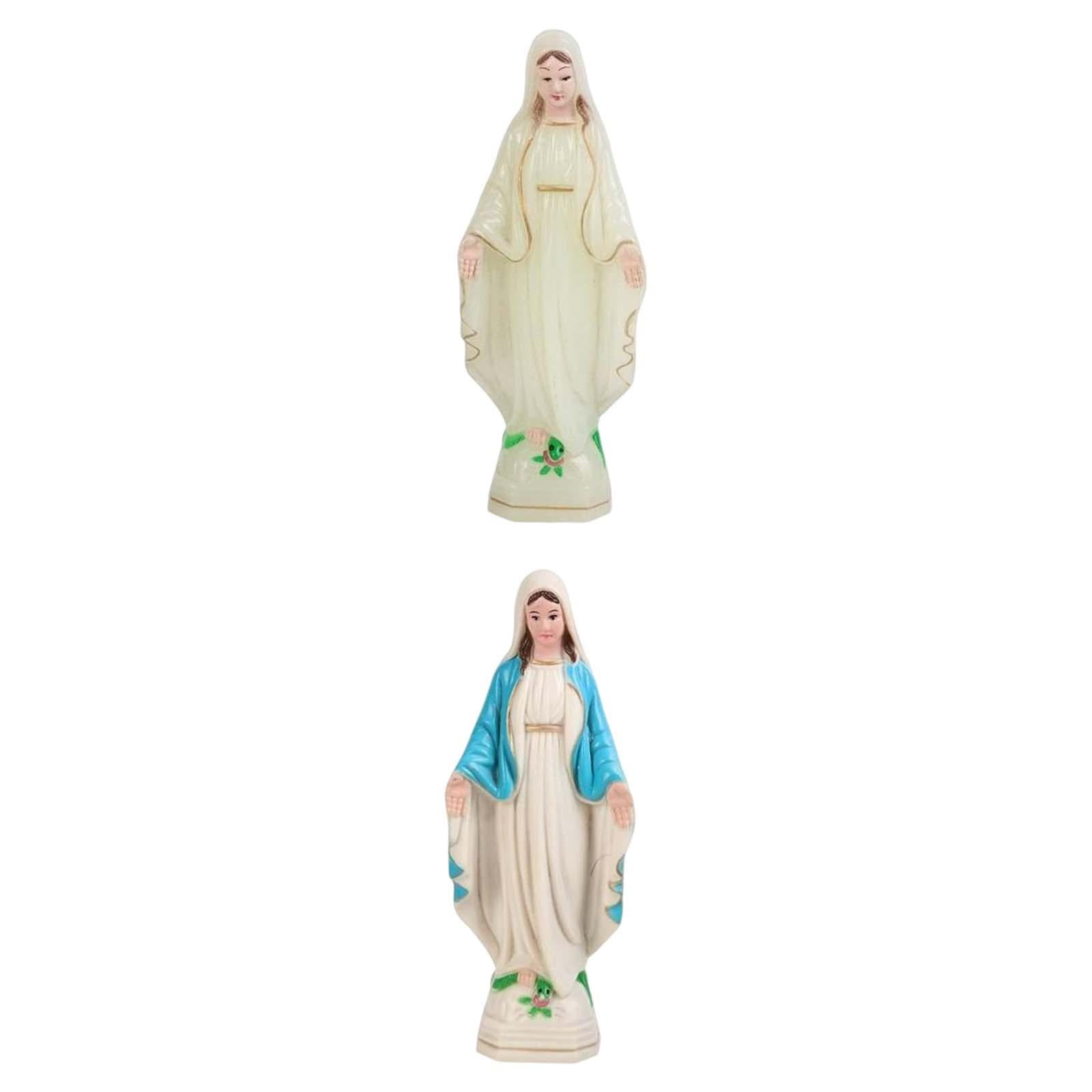Blessed Figure Figure Sculpture Statue Decoration 15 Cm Blue Cloak ...