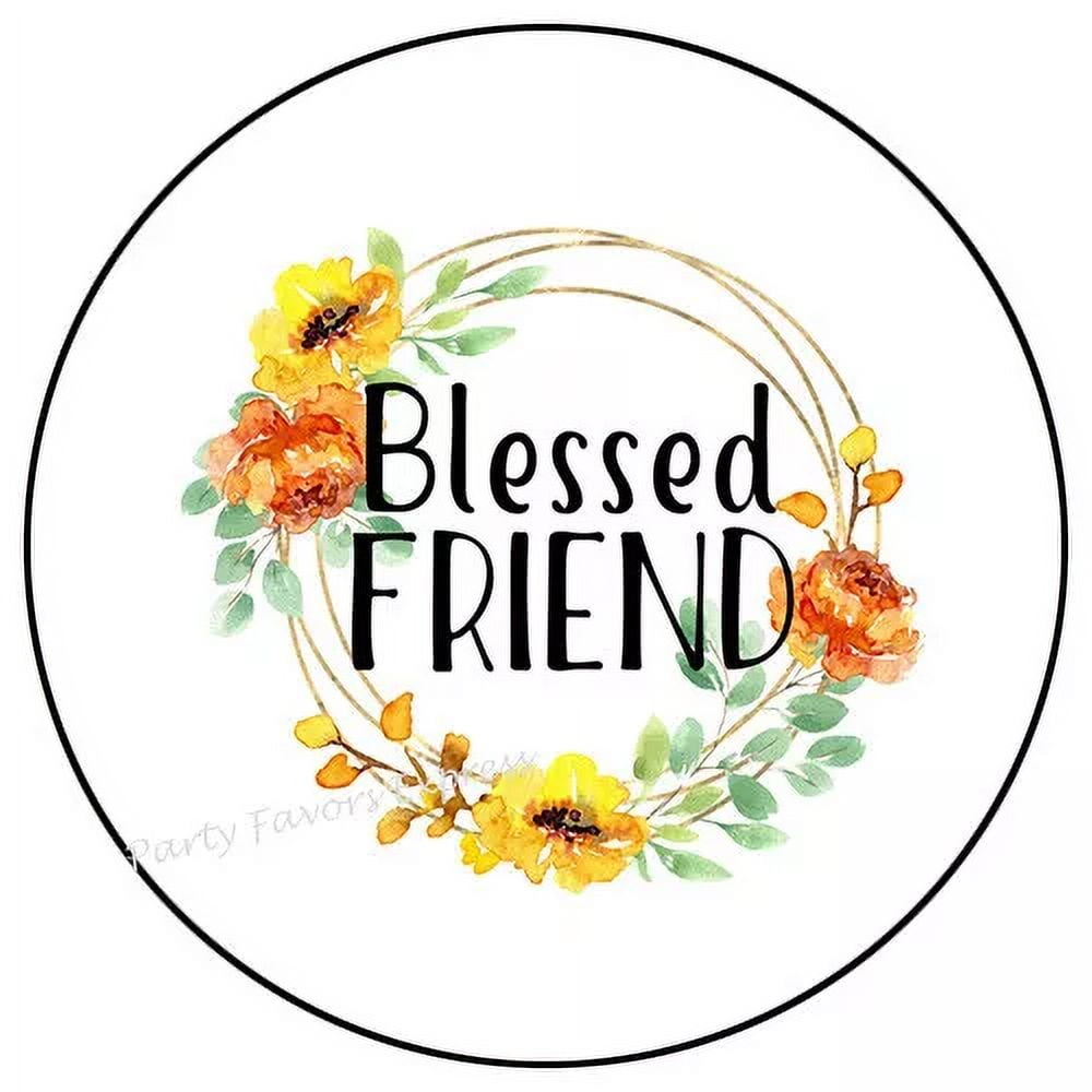 Blessed Friend Stickers Party Favors Phone Decal Water Bottle Stickers ...