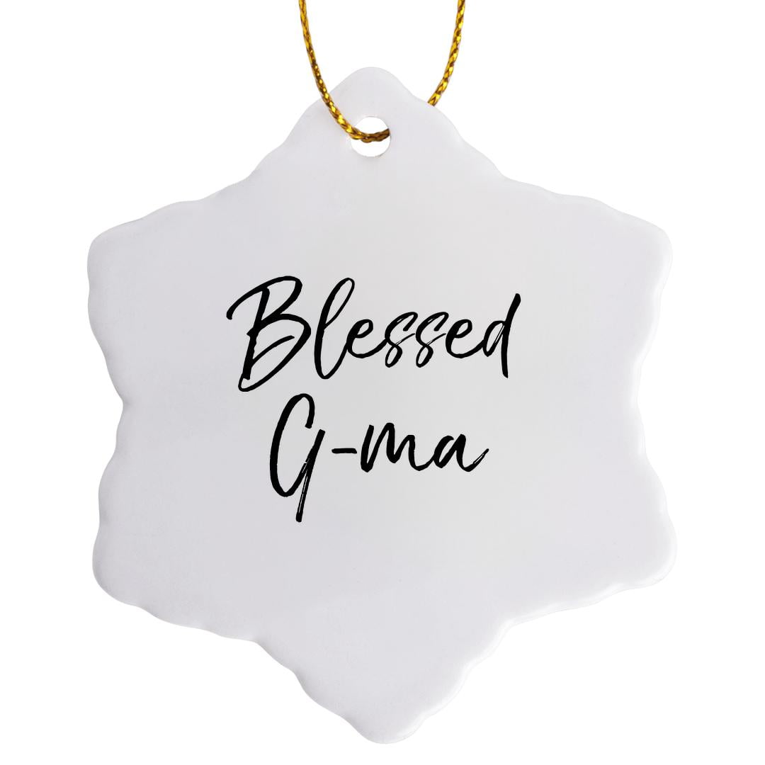 3drose, Blessed G-ma Cursive Flowy Letters Thankful Grandma Gma ...