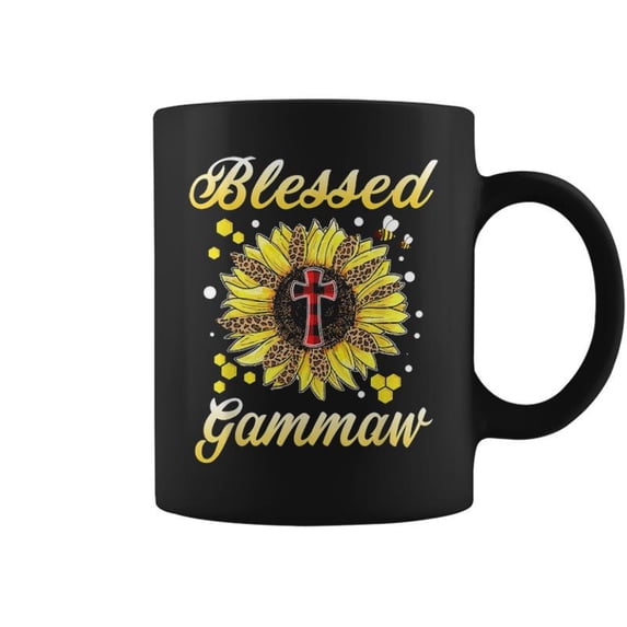 Blessed Gammaw Cross Sunflower Mother Day Coffee Mugs - Walmart.com