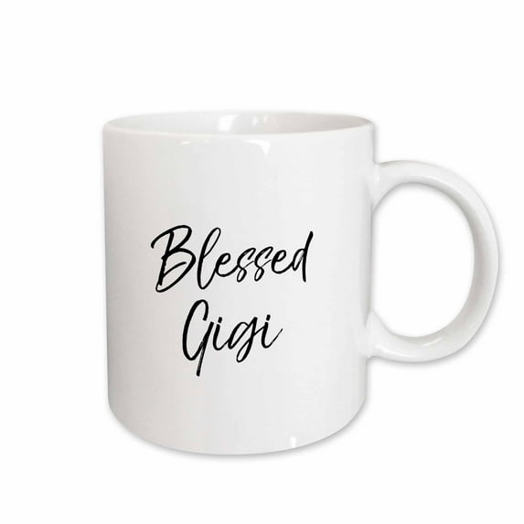 3drose, Blessed Gigi Cursive Flowy Letters Thankful Grandma Typography ...