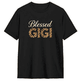 Blessed Gigi Leopard Print Vintage Graphic Tee for Women, Grandparent ...