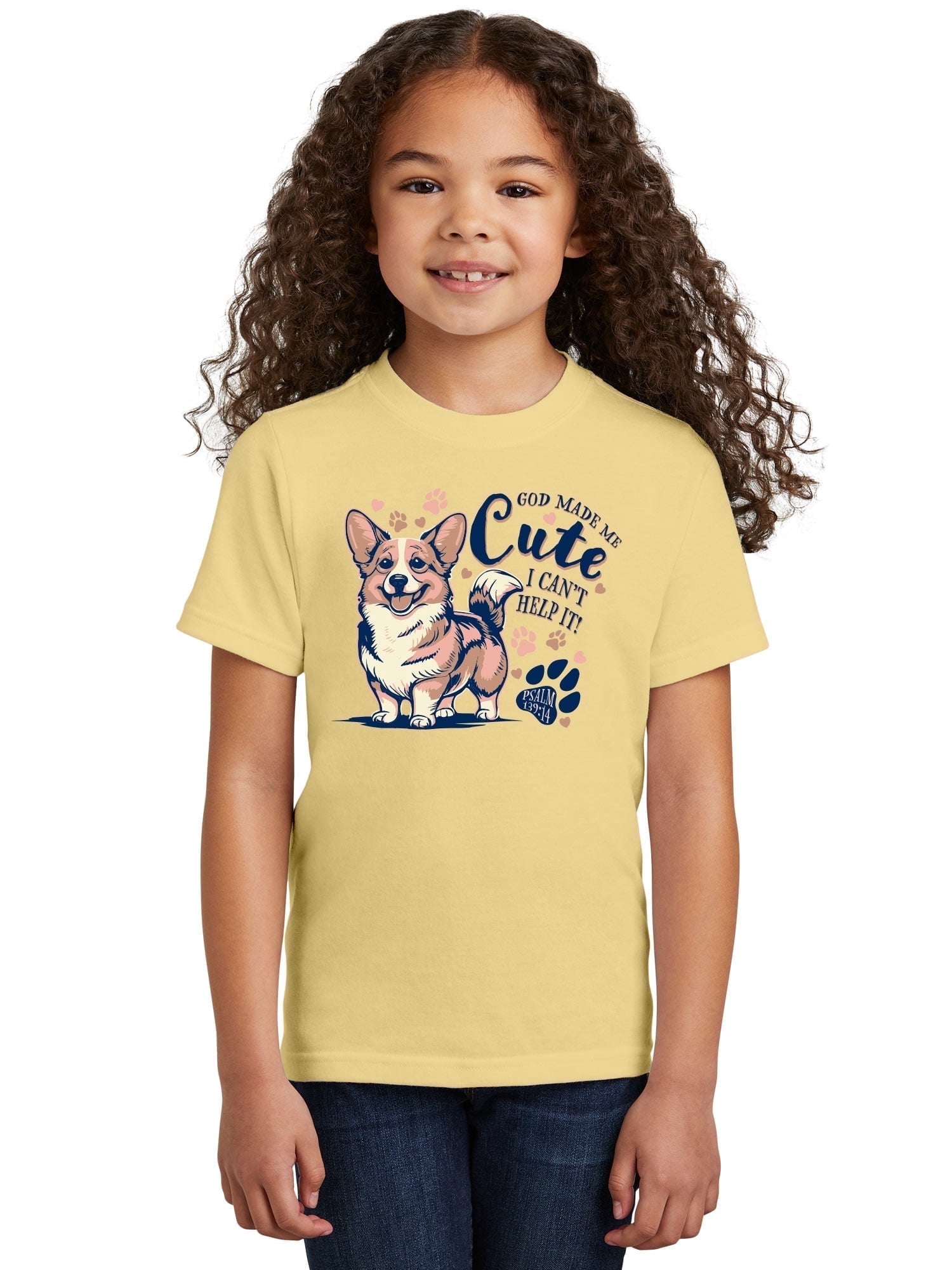 Blessed Girl Kids T-Shirt God Made Me Cute - Walmart.com