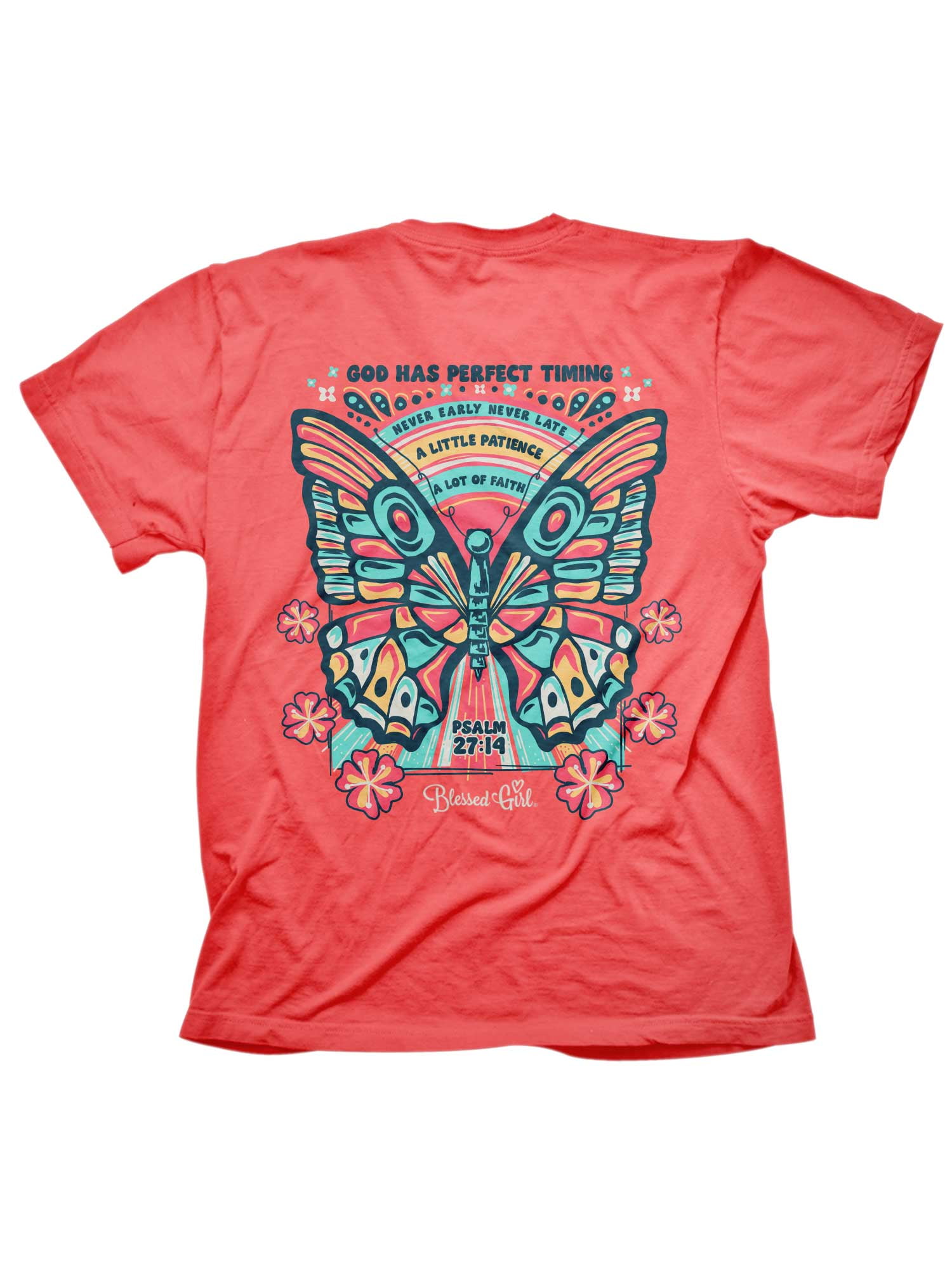 Blessed Girl Womens T-Shirt Perfect Timing - Walmart.com