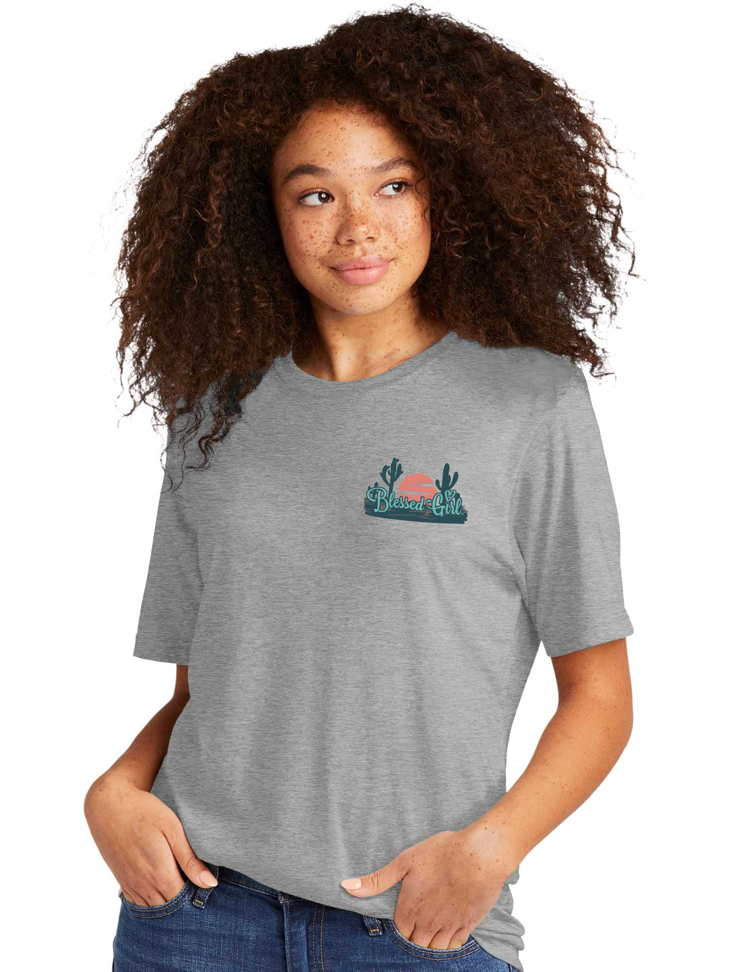 Blessed Girl Womens T-Shirt Strength & Dignity - Walmart.com