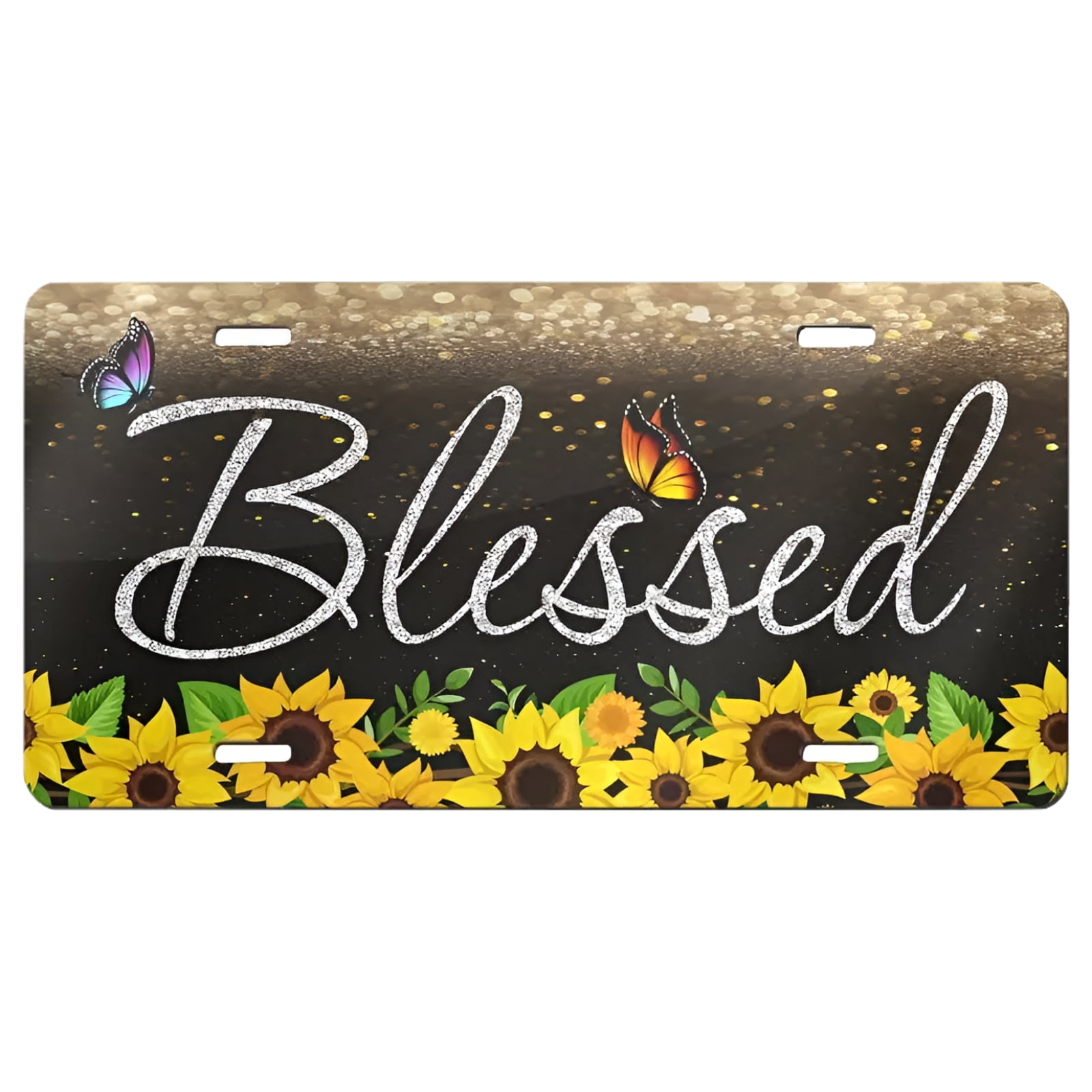 Sunflower Car Tag
