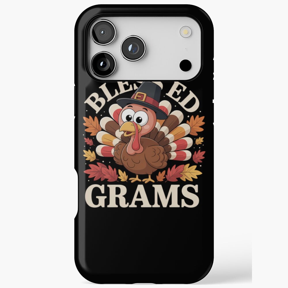 Blessed Grams Thanksgiving Turkey Holiday Case Compatible with iPhone ...