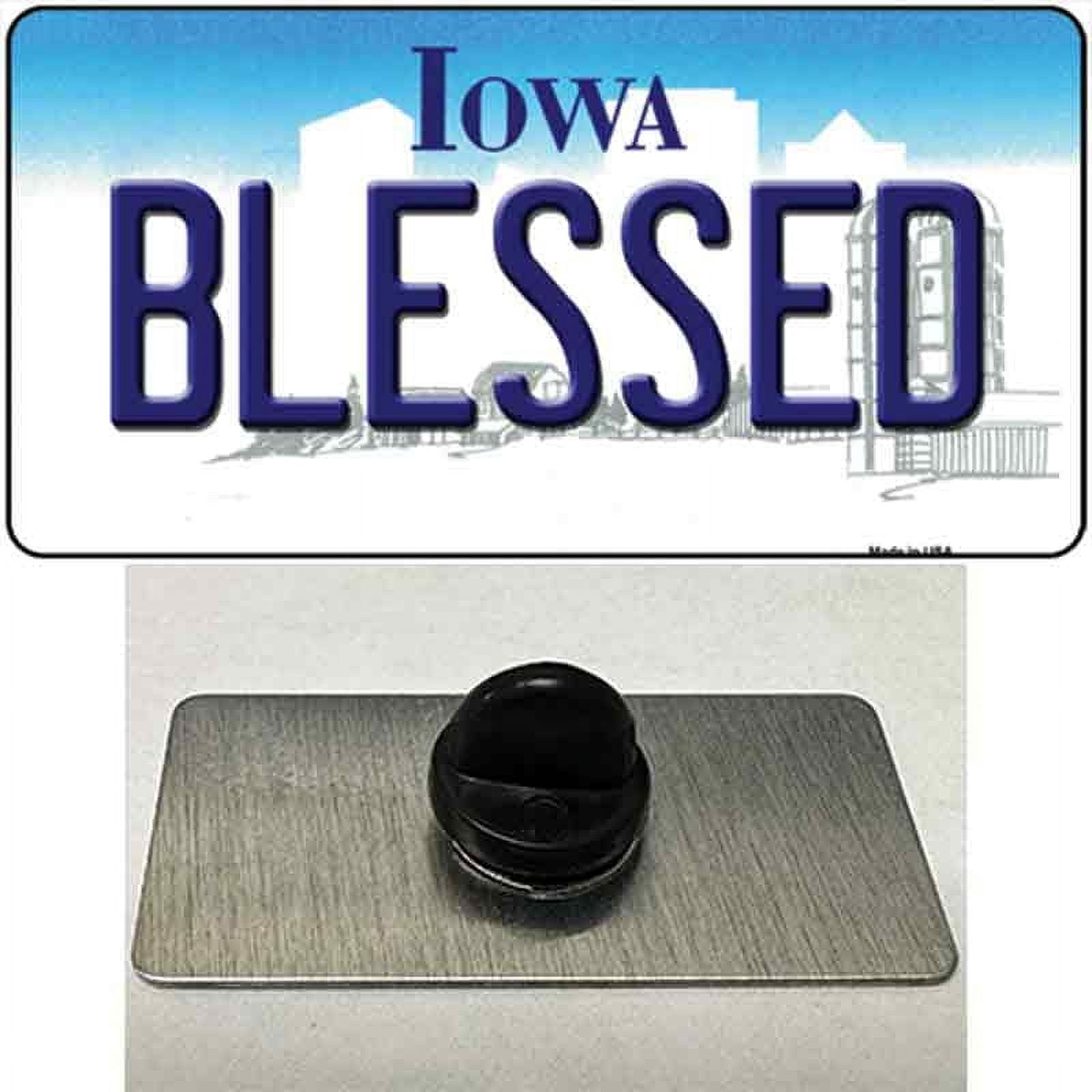 Blessed Iowa Novelty Metal Hat Pin 1.5" x 0.75" Hat Pin (PIN) - Walmart.com