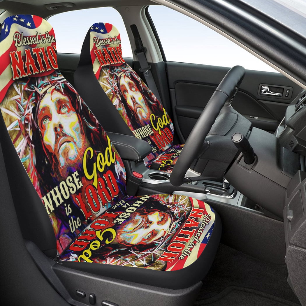 Blessed Is The Nation Whose God Is The Lord Seat Covers Cars, Car Truck ...