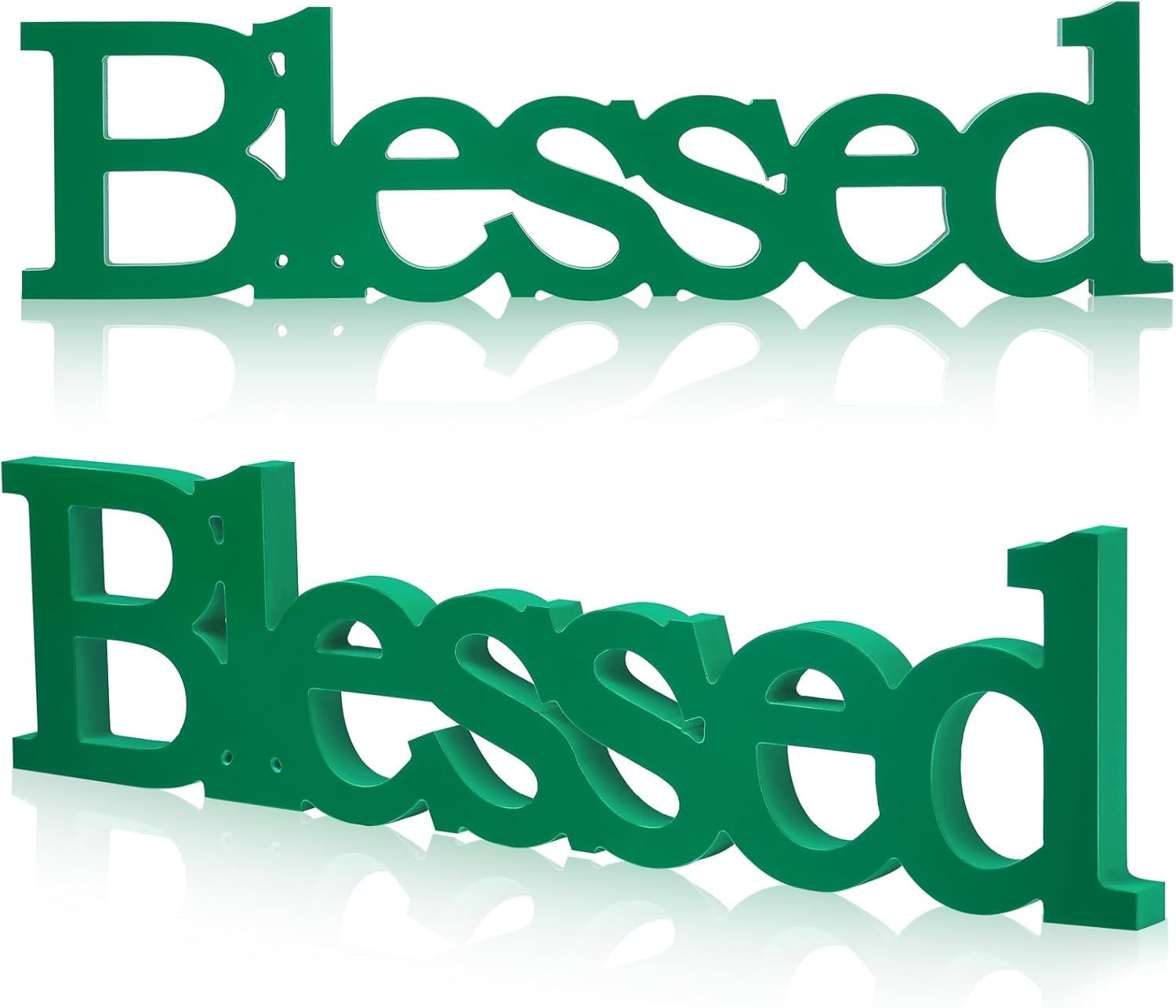 Blessed Letter Table Sign Blessed Standing Letter Table Sign Rustic ...