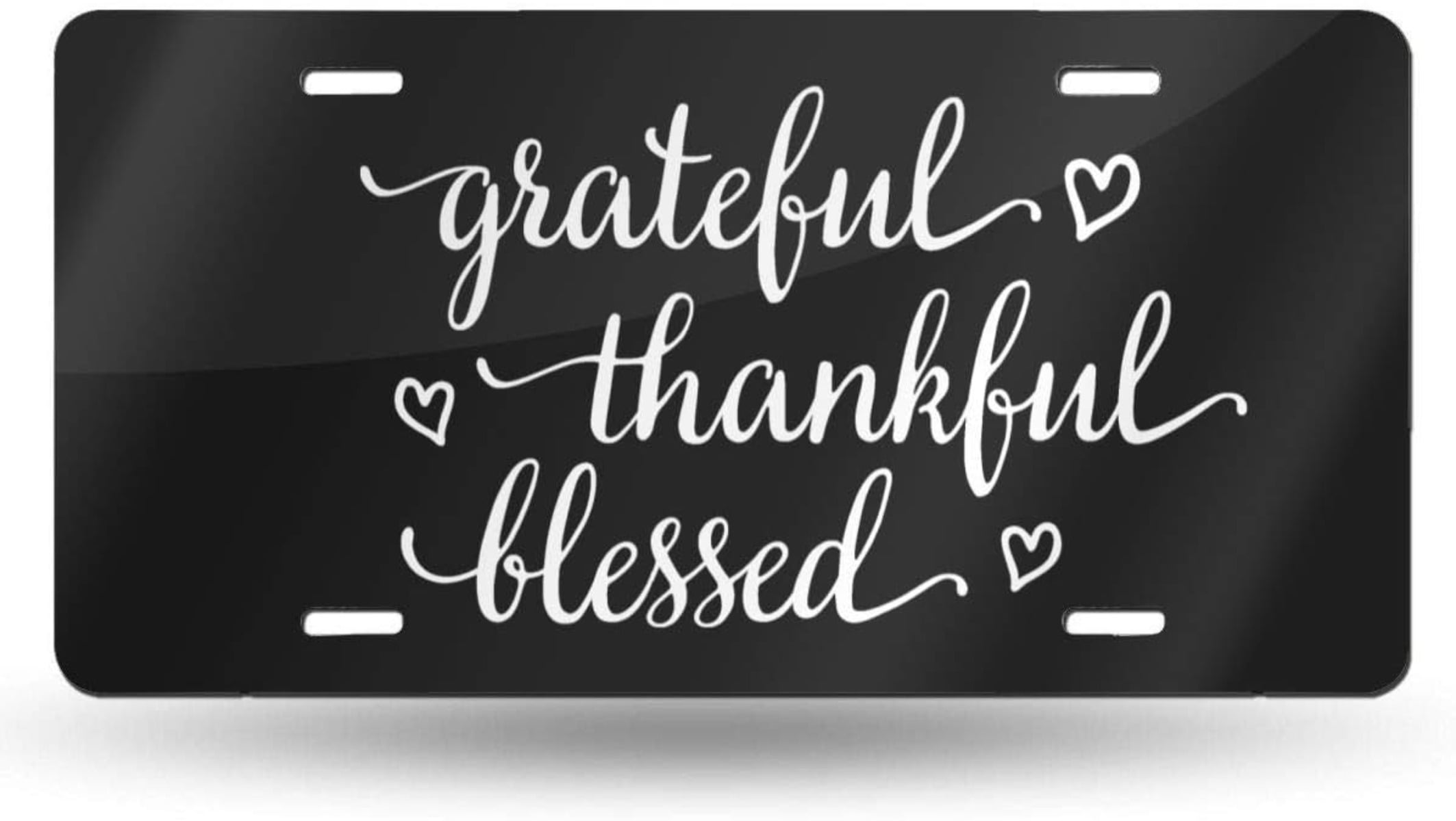 Blessed License Plate Grateful Thankful Front License Plate, Car Vanity ...