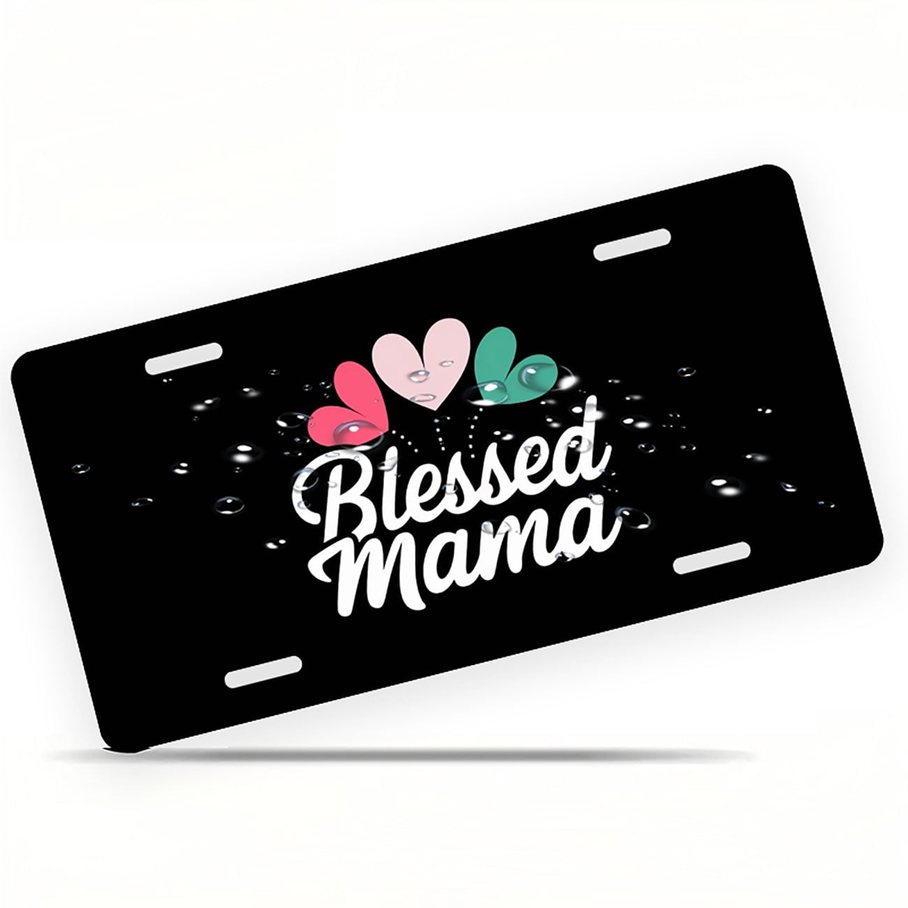 Blessed Mama Design Funny Personalized License Plate Rust-proof ...