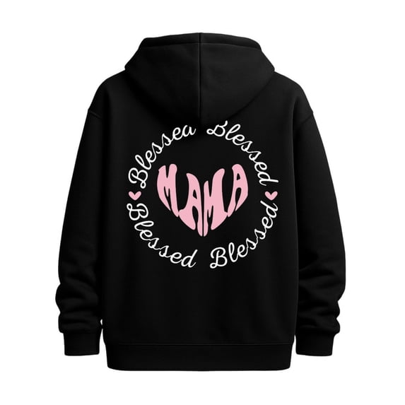 Blessed Mama Hoodie hoodies men's hoodies black Spring Summer Outdoor ...