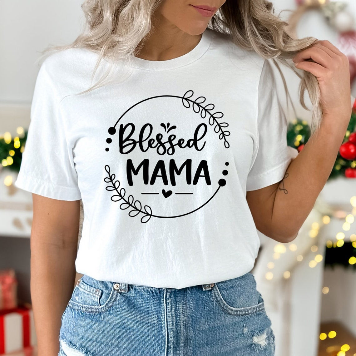 Blessed Mama Shirt, Blessed Mom Shirt, Cute Mom Shirt, Mother'S Day ...