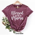 Blessed Mama Shirt Blessed Mom Shirt Mothers Day Shirt Mom Life Shirt ...