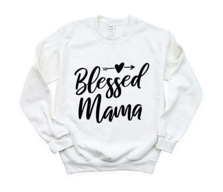 Blessed Mama Simple Heartfelt Message Mother Love Cute Sweet Mom Life ...