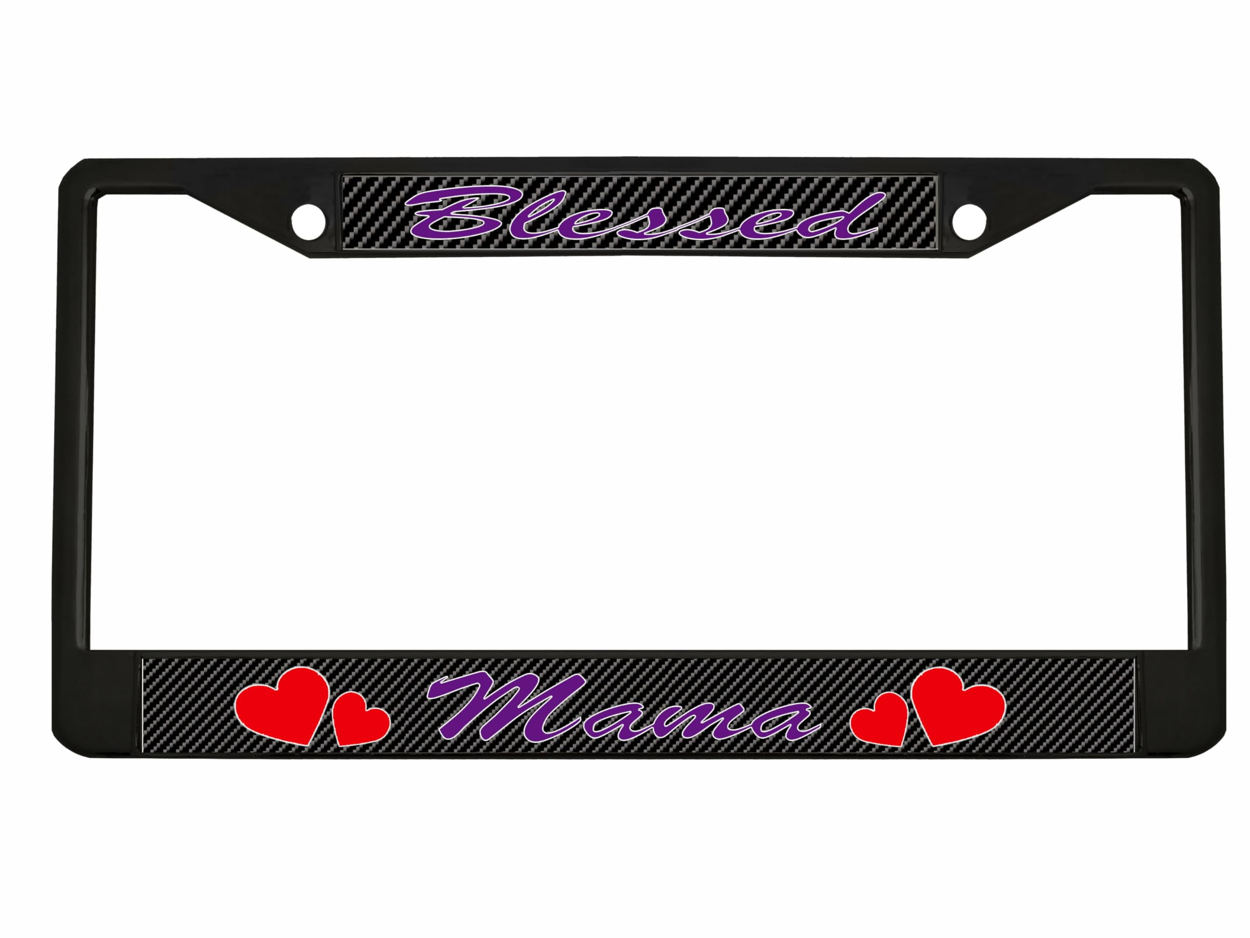 Blessed Mama Style Metal License Plate Frame Personalized/Car ...