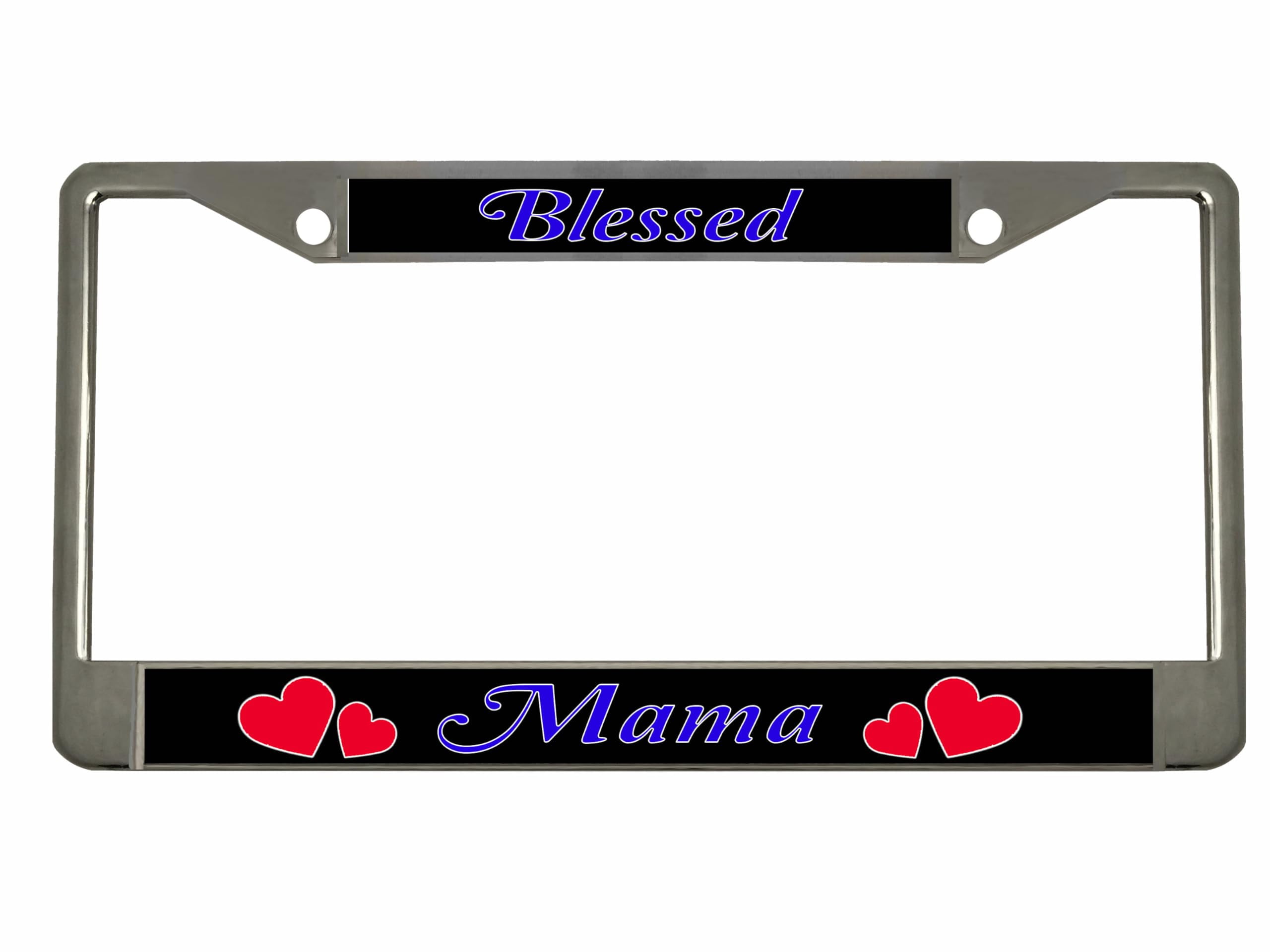 Blessed Mama Style Metal License Plate Frame Personalized/Car ...