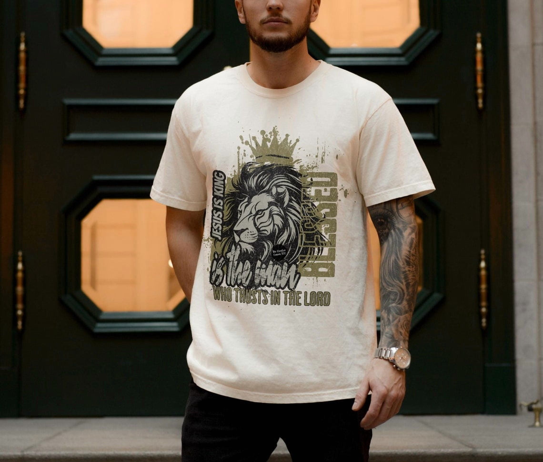 Blessed Is The Man Christian Men Shirt Christian Mens Shirt Bible Verse Shirt Scripture Shirt ...