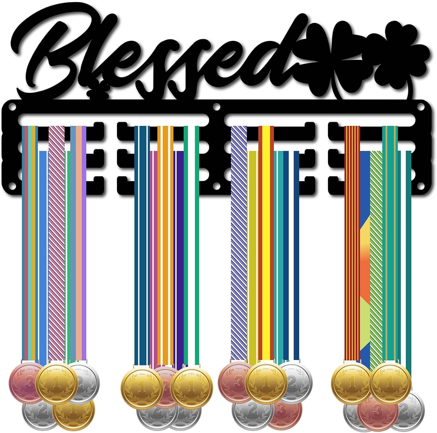 Blessed Medal Holder Medal Hangers Medal Rack Display Sports Metal ...