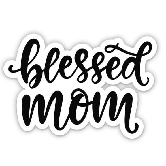 Super Mom Label - 8" Vinyl Sticker - For Car Laptop I-Pad - Waterproof ...
