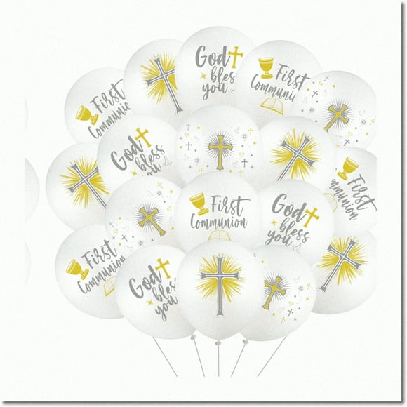 Party Balloons Christening Baptism Decorations