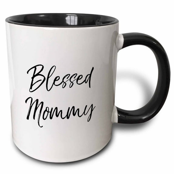 3drose, Blessed Mommy Pretty Cursive Flowy Letters Thankful Mom Family ...