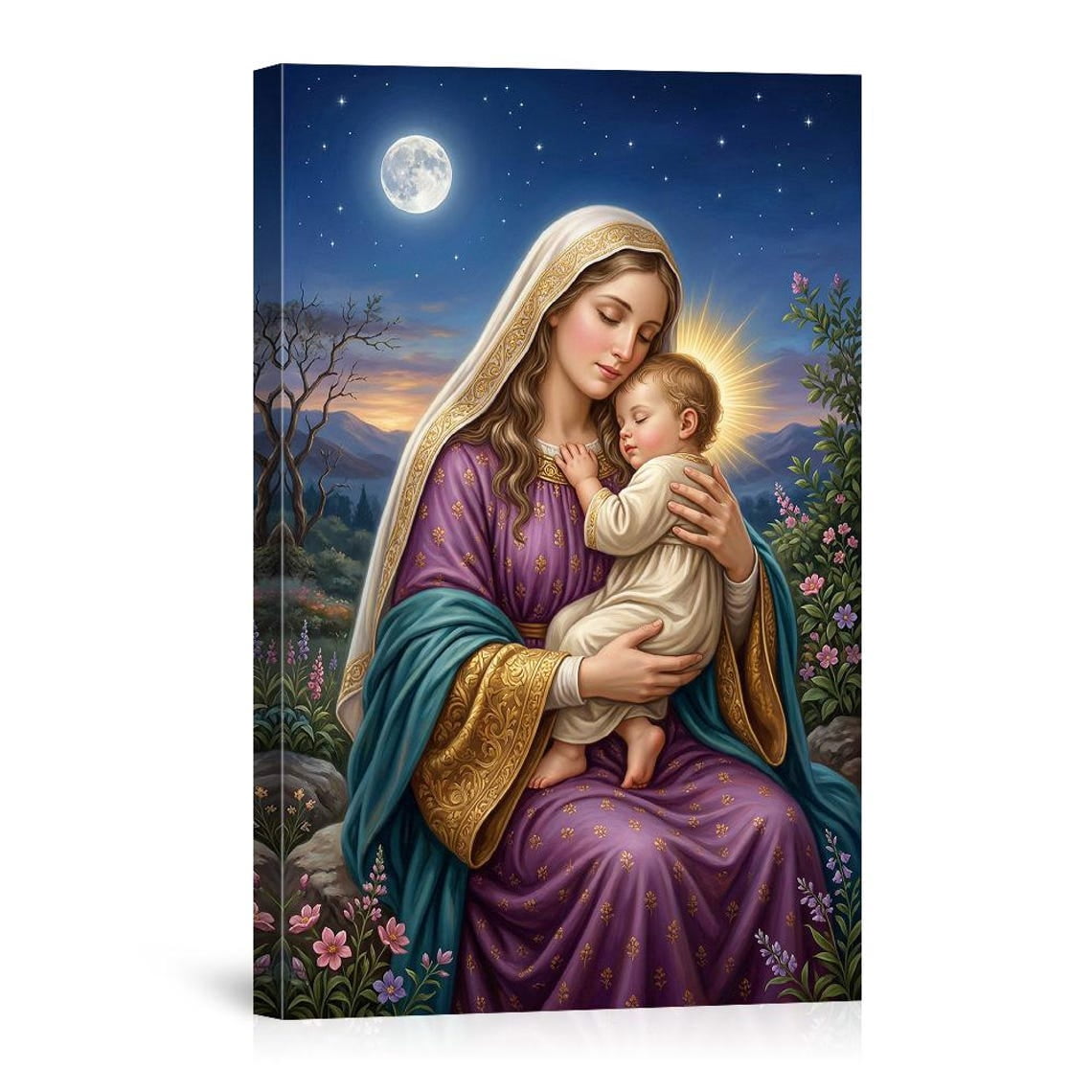 Blessed Mother Mary And Jesus Religious Christian Madonna Child Sacred ...