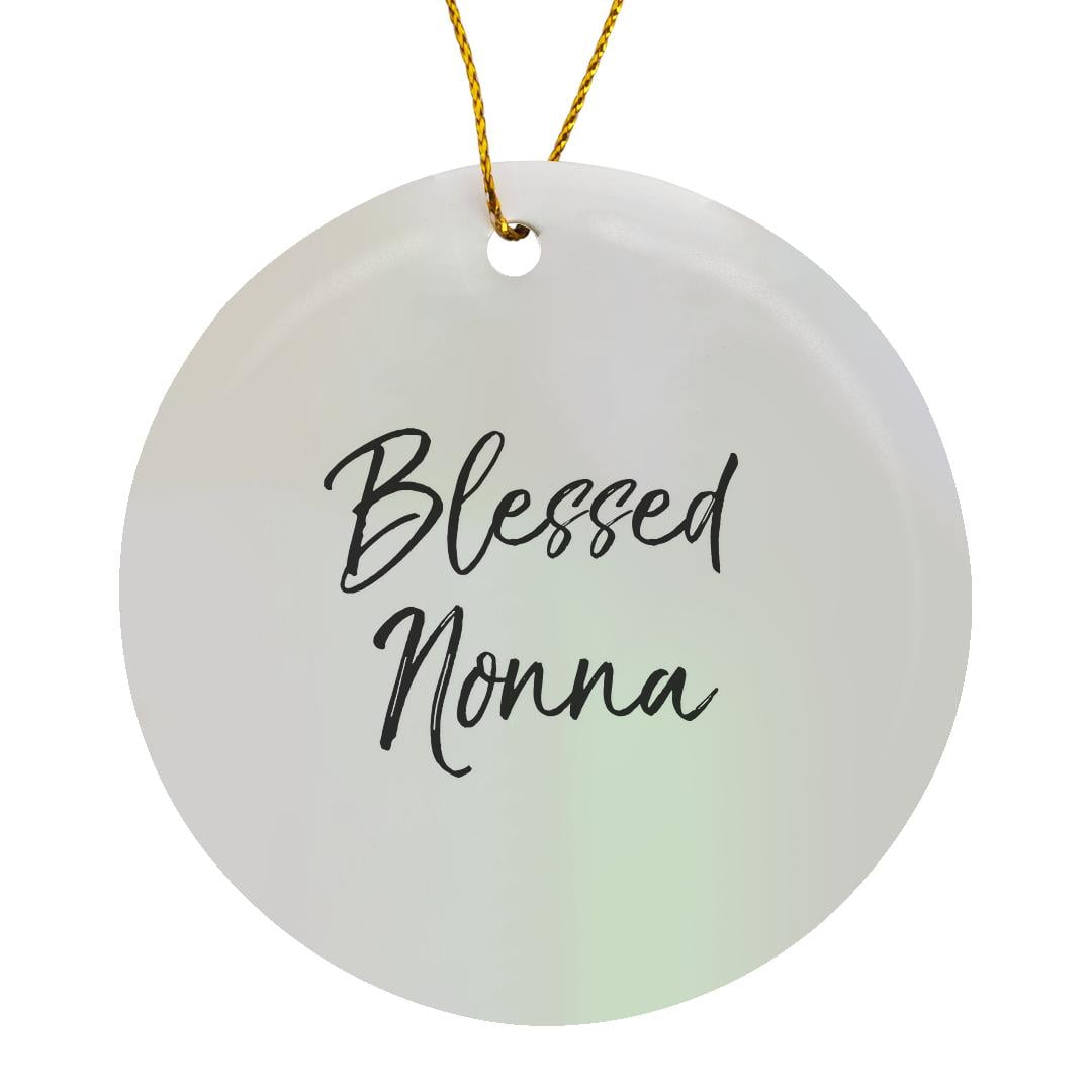 3drose, Blessed Nonna Cursive Flowy Letters Thankful Grandma Typography ...