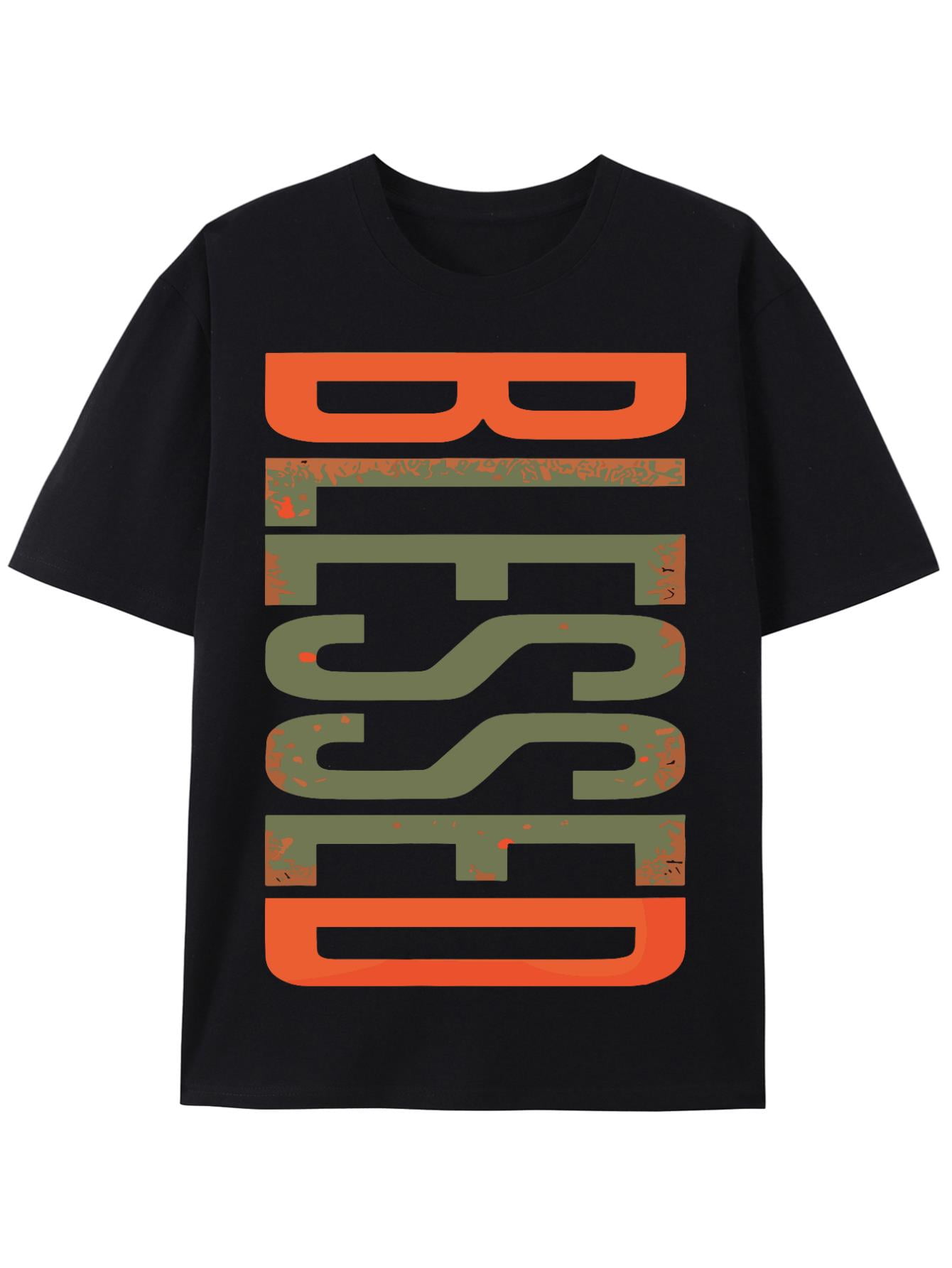 Blessed Olive Army Solar Orange Color Match T-Shirt - Walmart.com