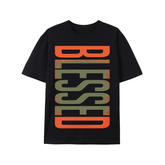 Blessed Olive Army Solar Orange Color Match T-Shirt - Walmart.com