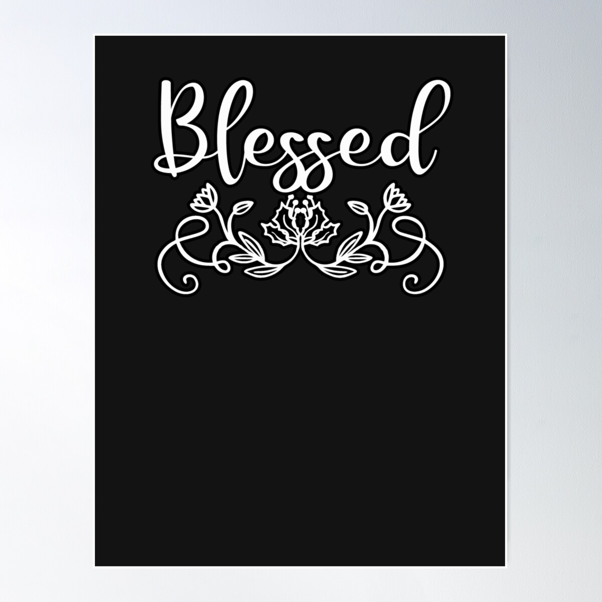 Blessed Poster Wall Art, Modern Wall Decor For Living Room Bedroom ...