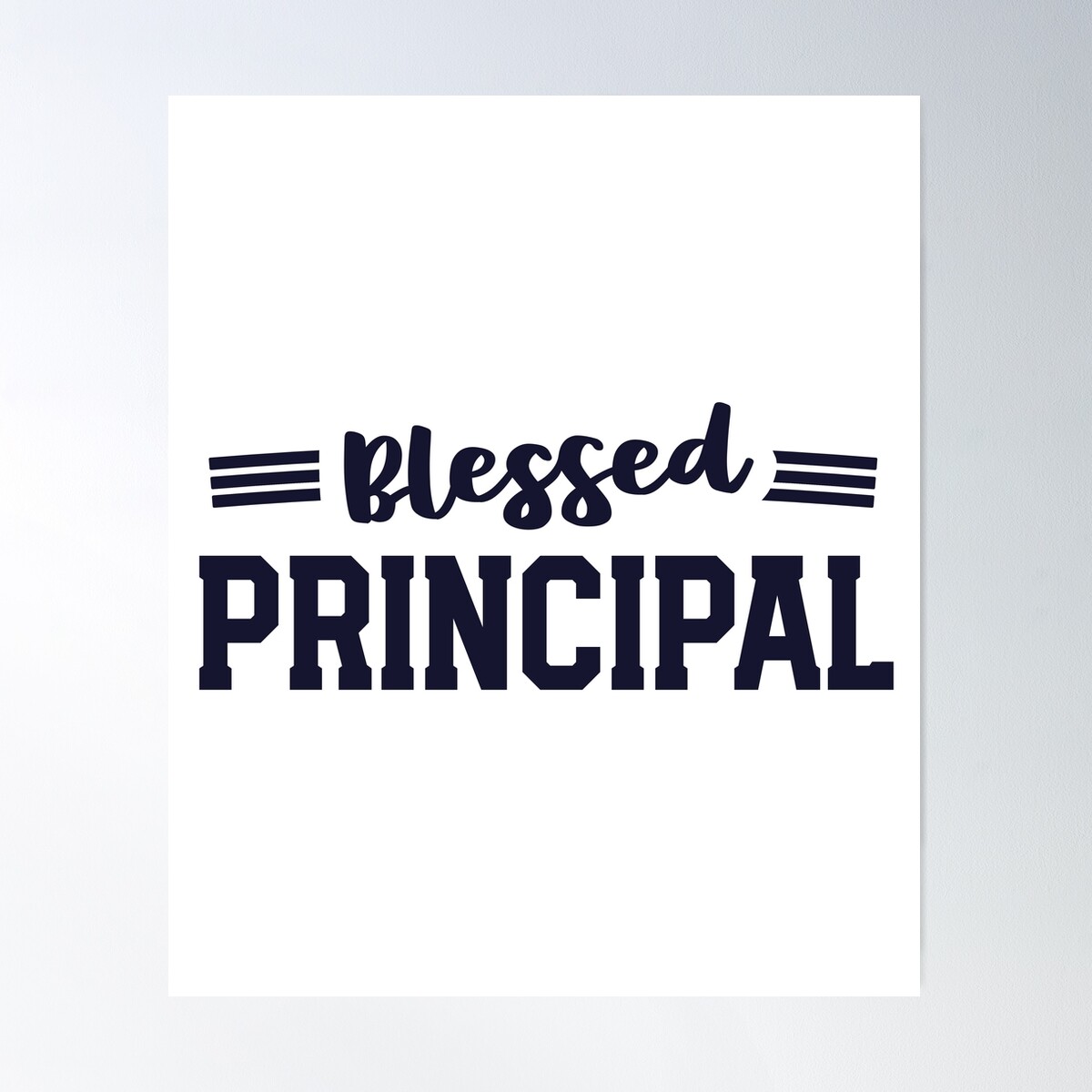 Blessed Principal Appreciation Admin Team Back To School Poster Wall ...