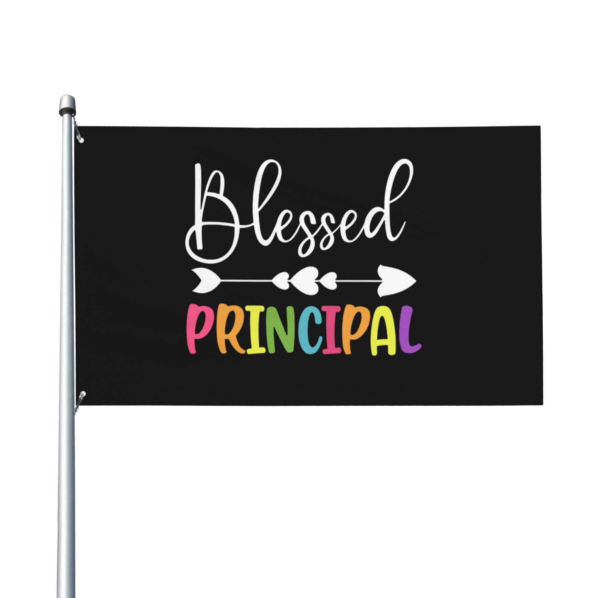 Blessed Principal Back to School Principal Flag Home Garden Flag Banner ...