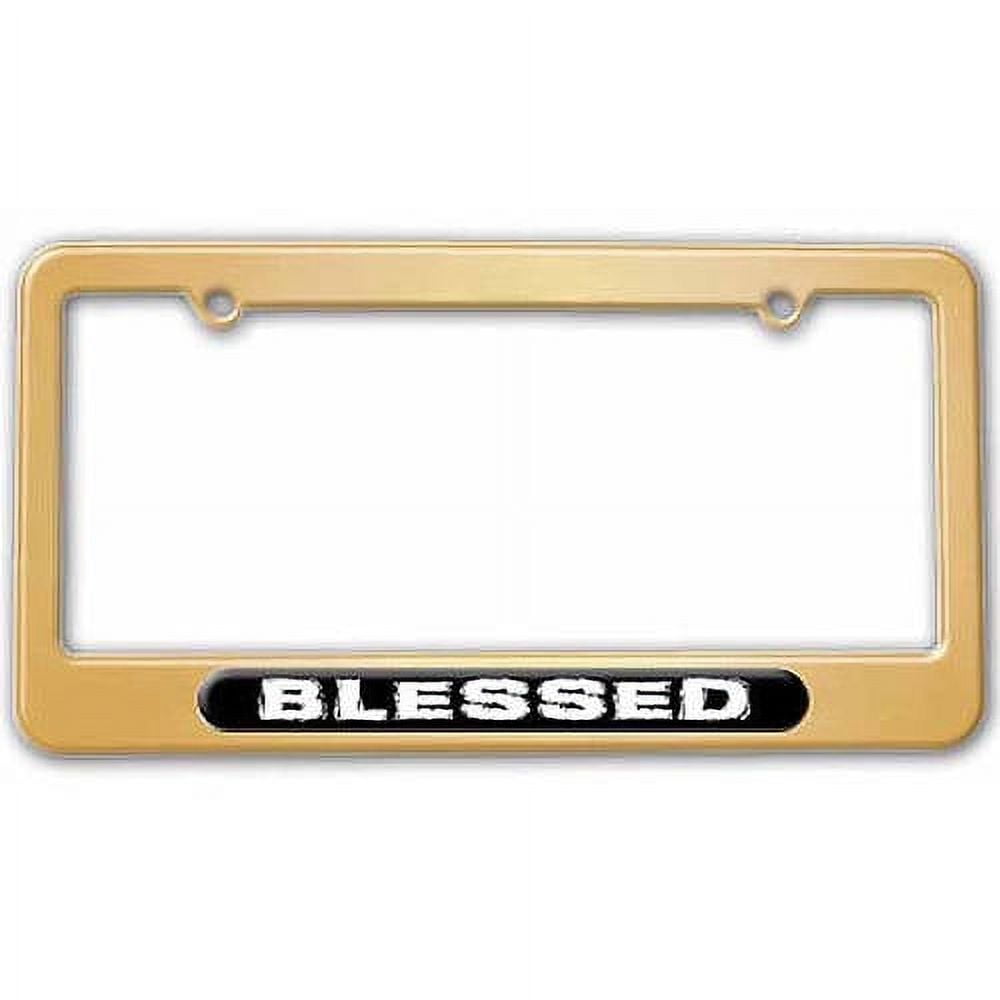 Blessed, Religious License Plate Tag Frame, Multiple Colors - Walmart.com