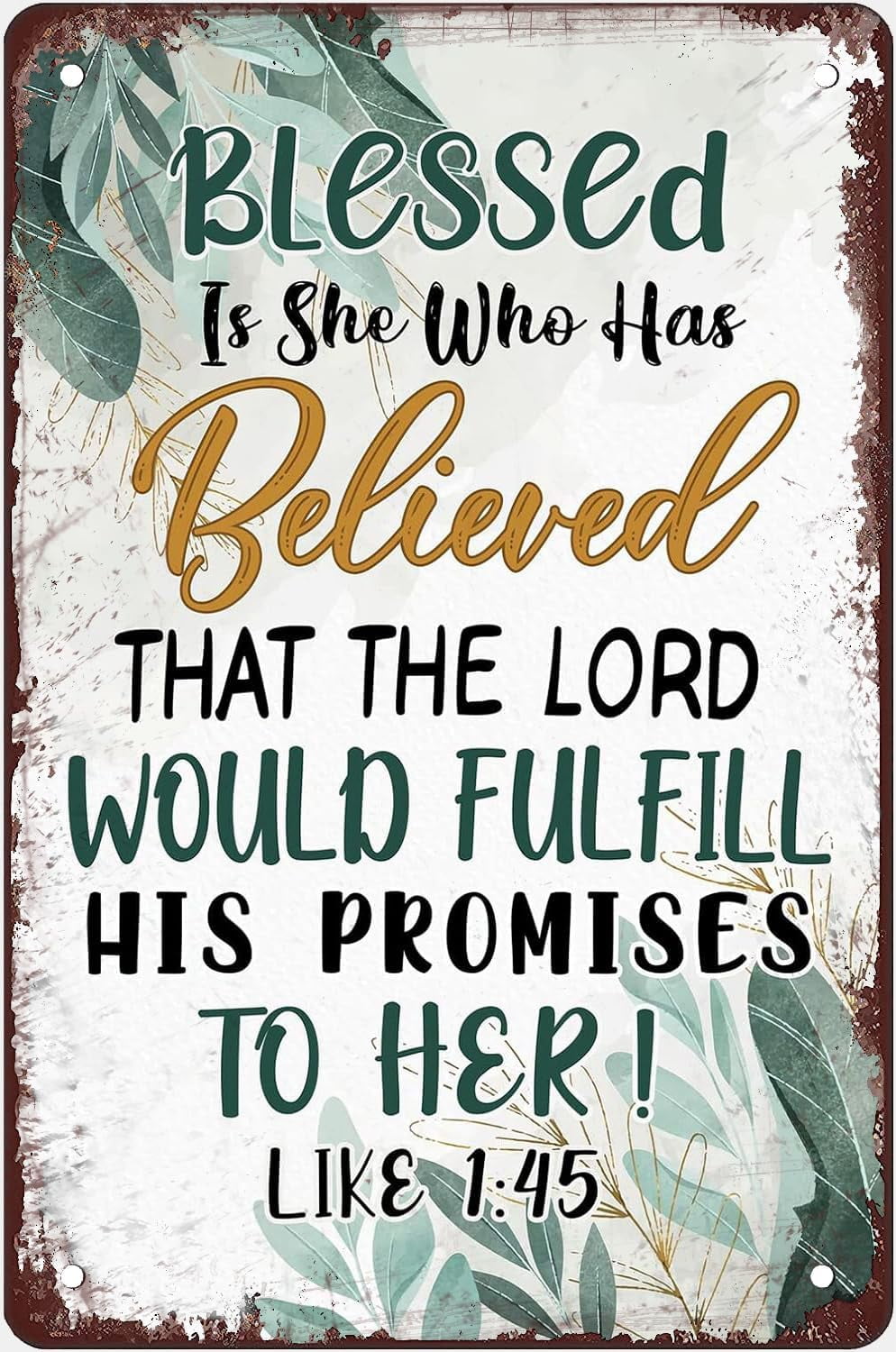 Blessed The Lord Would Fulfill His Promises Wall Art Gifts ...
