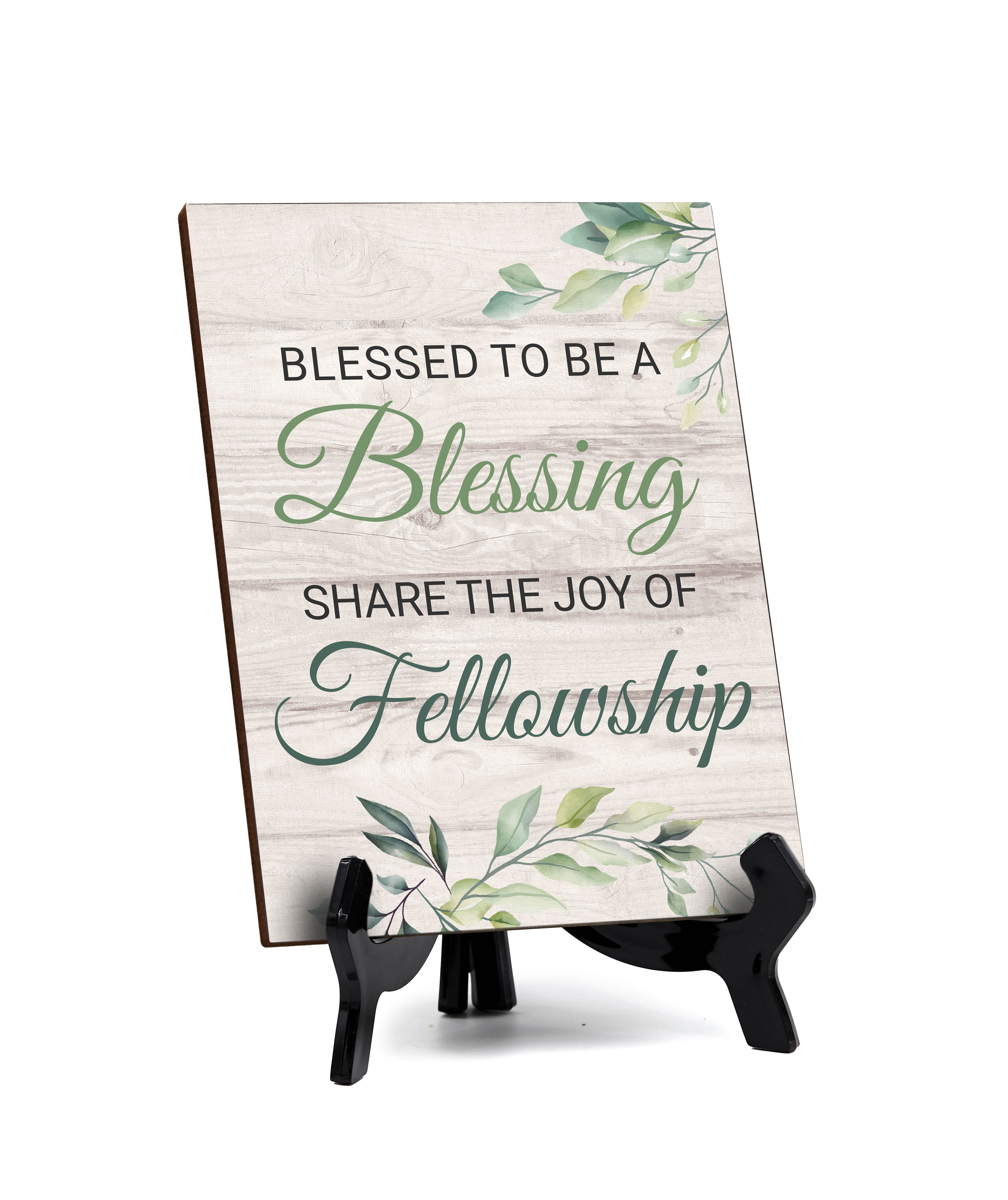 Blessed To Be A Blessing: Share The Joy Of Fellowship Table Sign with ...