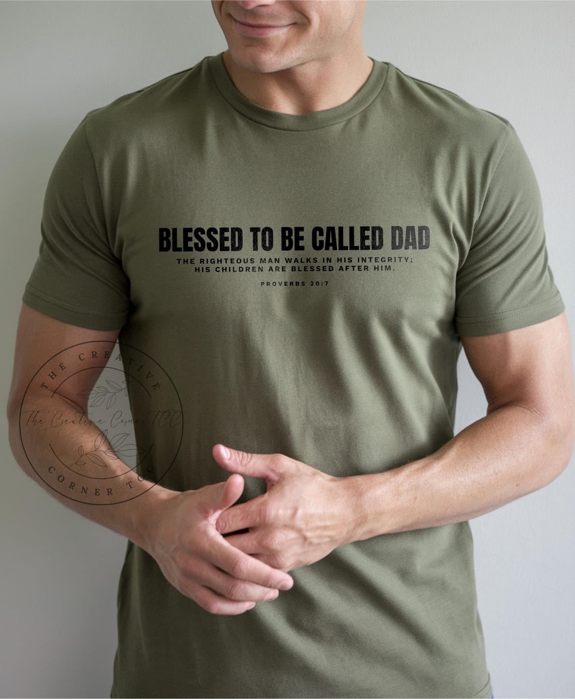 Blessed To Be Called Dad Shirt Christian Bible Verse Tee Faith-Based ...
