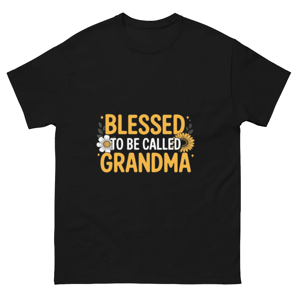 Blessed To Be Called Grandma Cute Sunflower Mothers Day Unisex T-Shirt ...