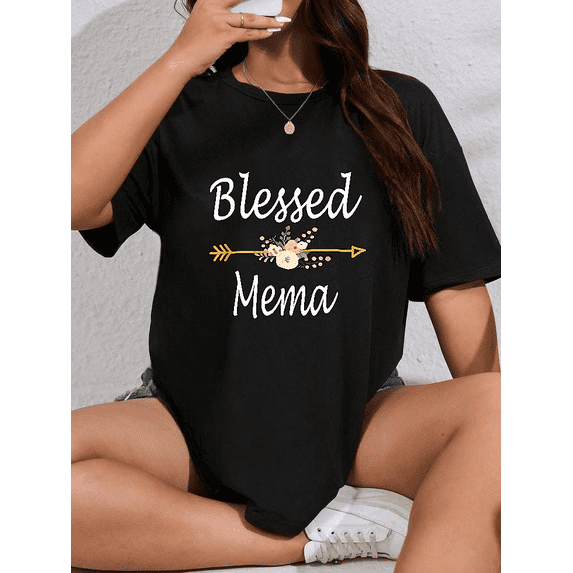 Blessed To Be Called Mema Floral Mother's Day Appreciation Gift Unisex ...