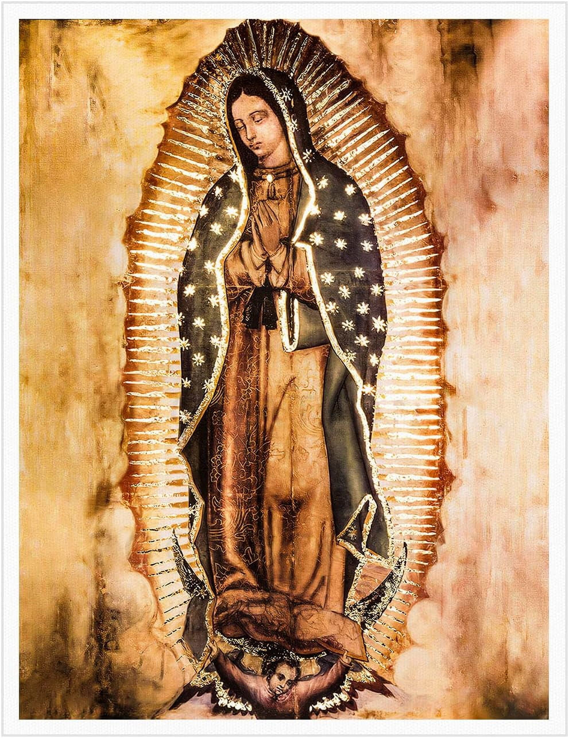 Blessed Virgin Mary Our Lady of Guadalupe Venerated Religious Symbol ...