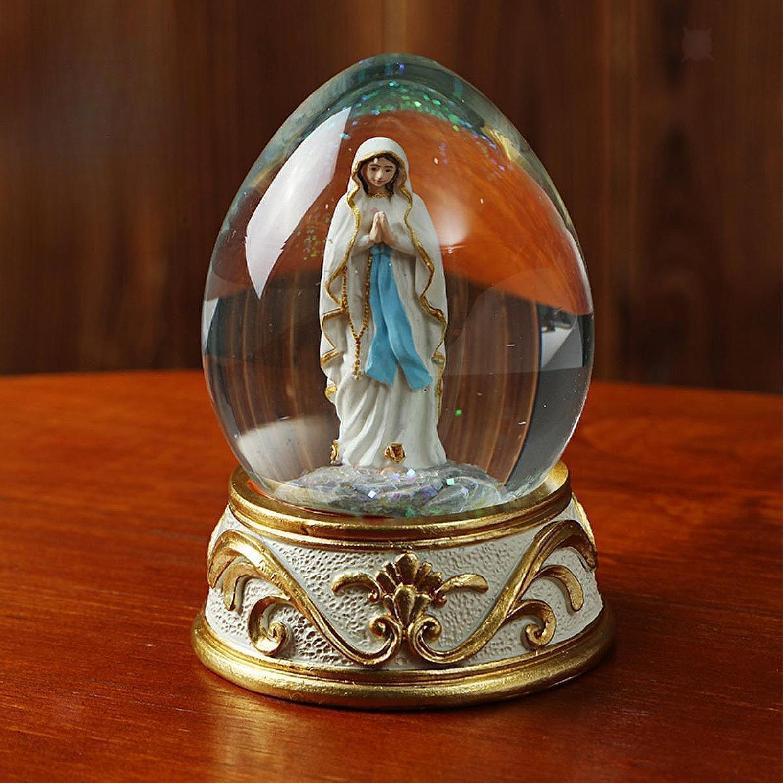 Blessed Virgin Mary Statue Desktop Ornament for Office Festival Living ...