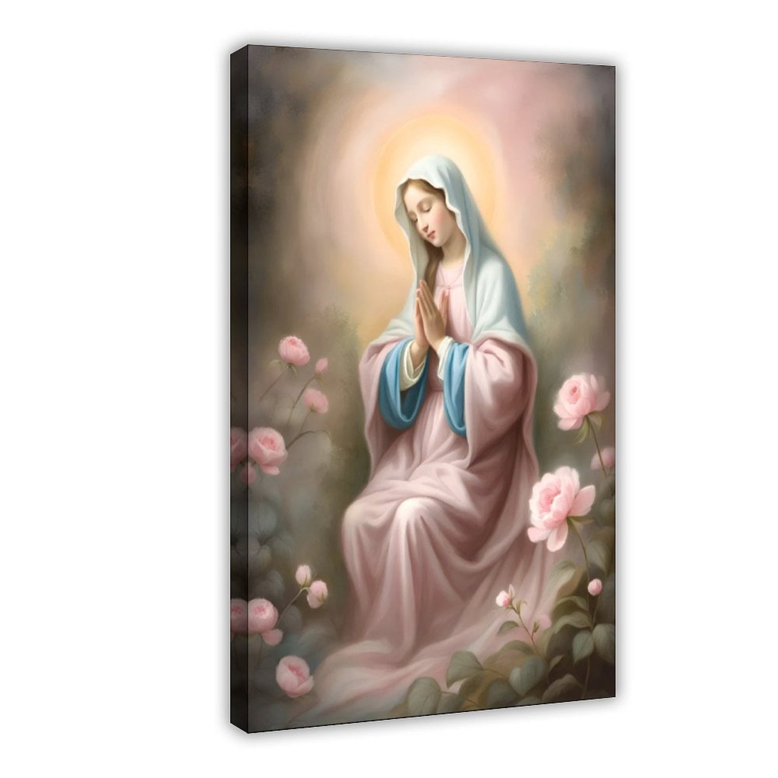 Blessed Virgin Mary Wall Art, Catholic Printable, Christian, Living ...