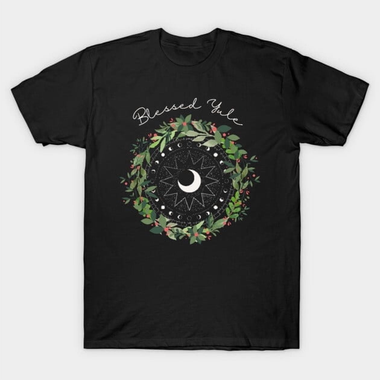 Blessed Yule Pagan Winter Solstice Holiday Wiccan Graphic, H27409 T ...