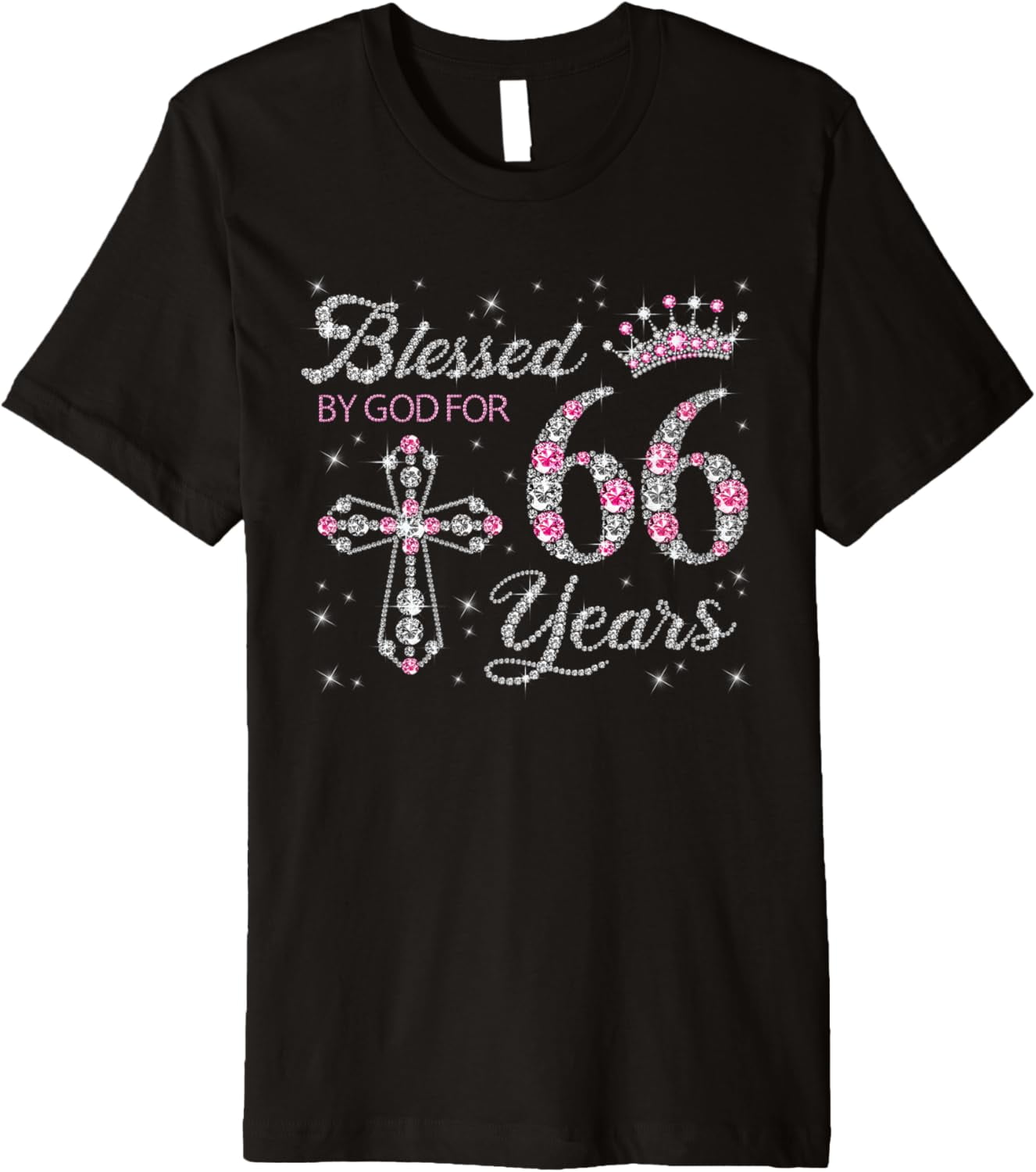 Blessed by God For 66 Years Old 66th Birthday Gift For Women Premium T ... Blessed by God For 66 Years Old 66th Birthday Gift For Women Premium T ...